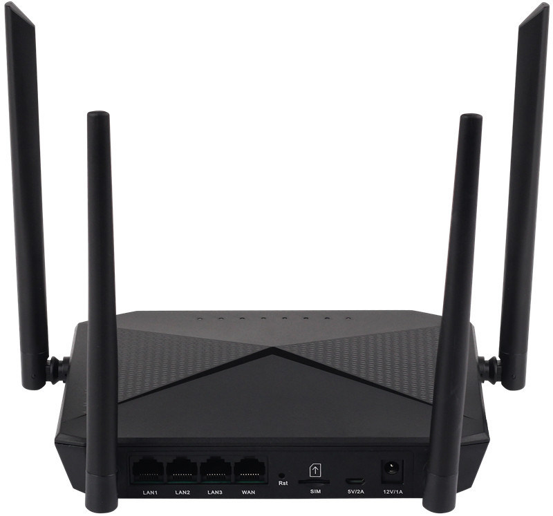 300Mbps 4G LTE WiFi Router 12V/1A DC 5V/2A Type C 12W Power Consumption