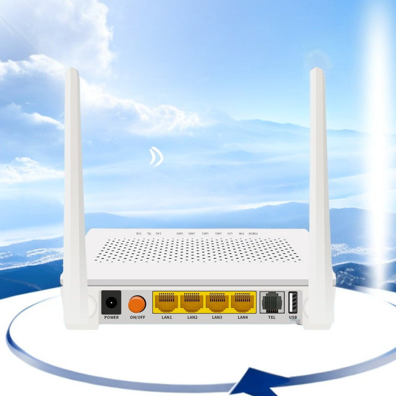 Compact 4G LTE WiFi Router With 1*10/100/1000M 3*10/100M Ethernet And 1 ...